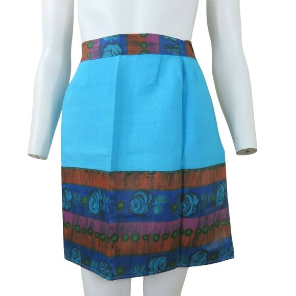 Handmade | Kitchen | Vintage Handmade Small Half Apron Blue Pockets New ...